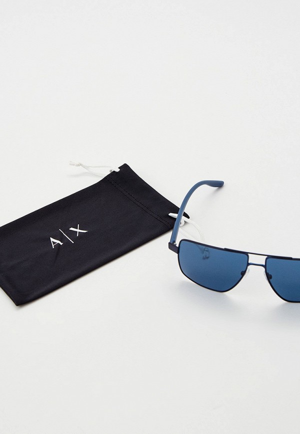 Очки солнцезащитные Armani Exchange AX2037S 609580, цвет: синий ...