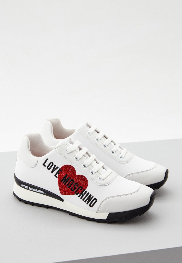 Кроссовки Love Moschino, цвет: белый, RTLABH401301 — купить в интернет ...
