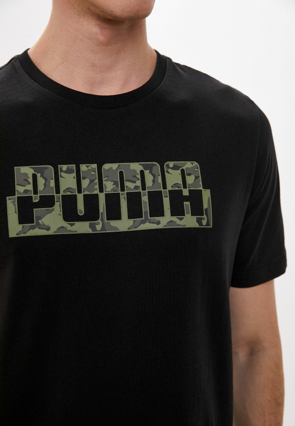 Футболка PUMA CORE CAMO Graphic Tee, цвет: черный, RTLABK049101 ...
