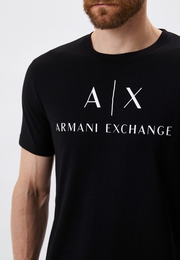 Футболка Armani Exchange, цвет: черный, RTLABK453304 — купить в ...