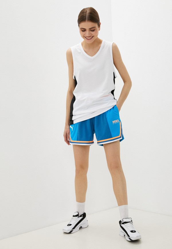 Шорты спортивные PUMA Swish-Maker Short, цвет: голубой, RTLABL786001 ...