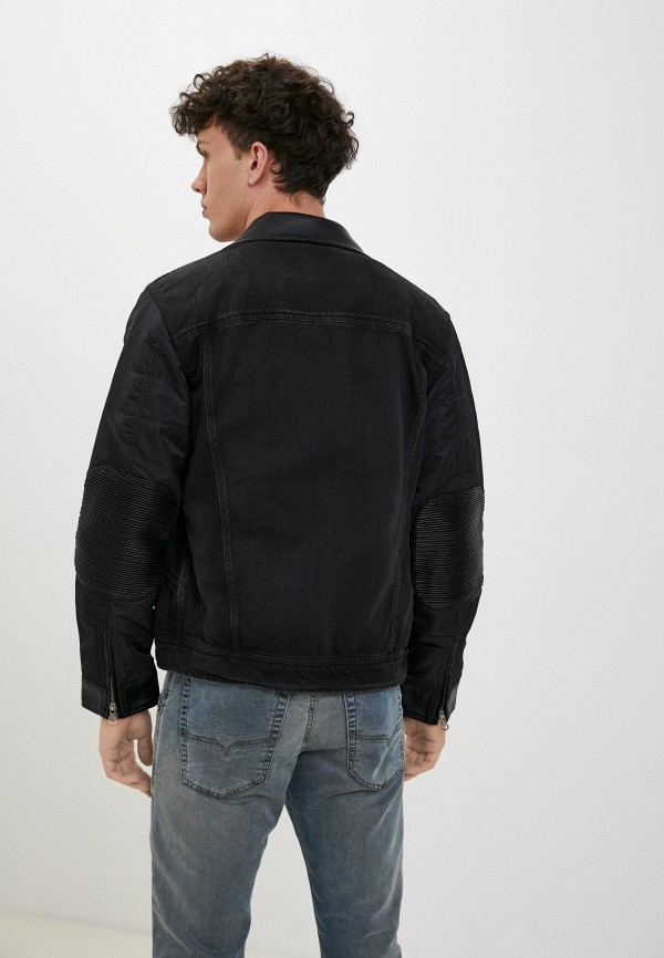 Куртка джинсовая Diesel, цвет: черный, RTLABO275001 — купить в интернет ...