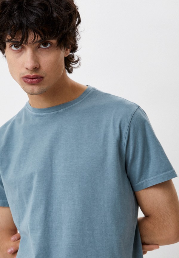 Футболка Massimo Dutti, цвет: голубой, RTLABO504601 — купить в интернет ...