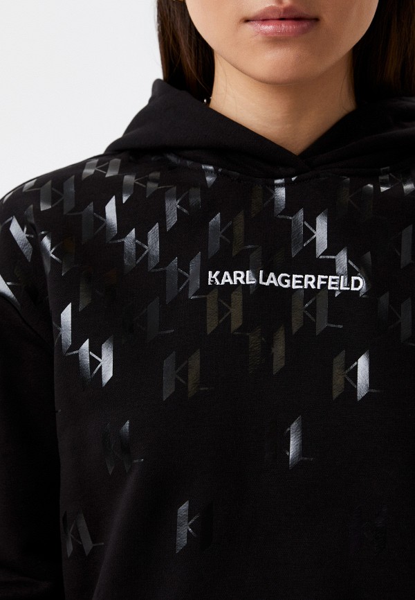 Худи Karl Lagerfeld, цвет: черный, RTLABO698101 — купить в интернет ...