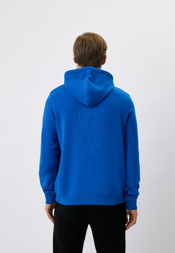 Худи Karl Lagerfeld, цвет: синий, RTLABO878401 — купить в интернет ...