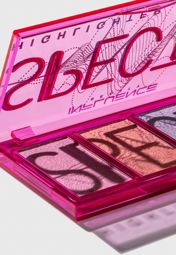 Палетка для лица Influence Beauty из хайлайтеров 4 оттенков, SPECTR ...