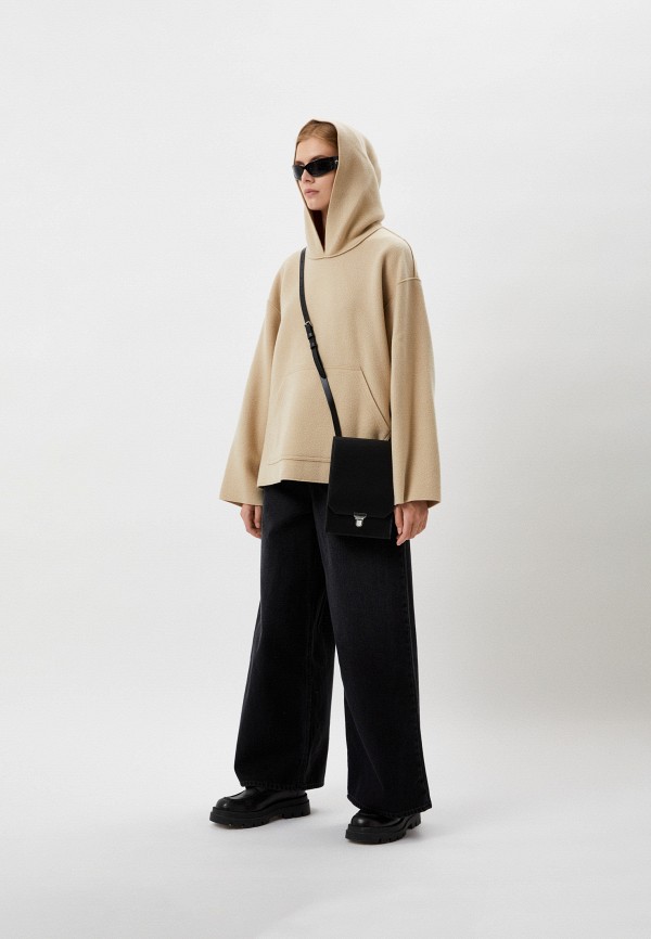 Худи MM6 Maison Margiela, цвет: бежевый, RTLABO955401 — купить в ...