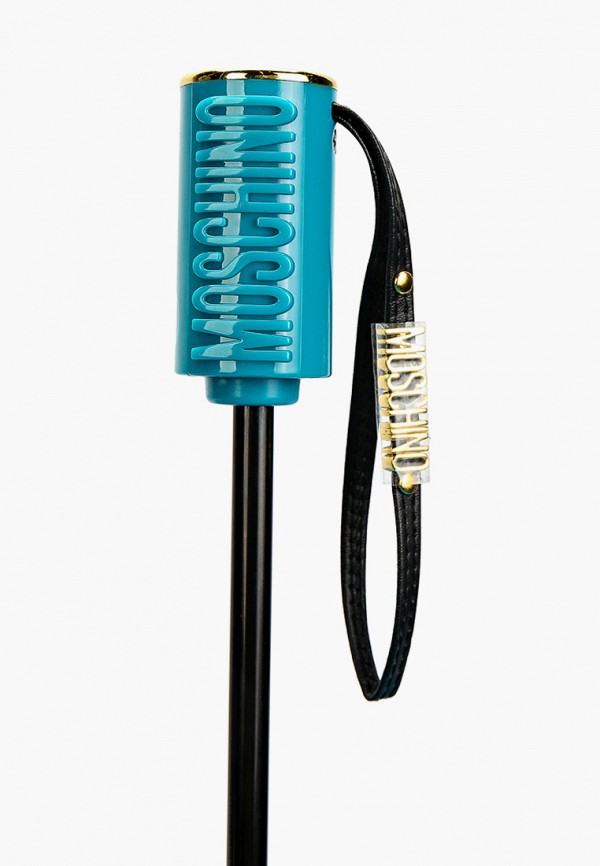 Зонт складной Moschino, цвет: бирюзовый, RTLABP022501 — купить в ...