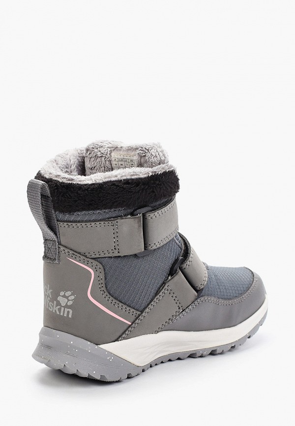 Ботинки Jack Wolfskin POLAR WOLF TEXAPORE MID VC K, цвет: серый ...