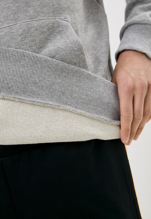 Худи Diesel, цвет: серый, RTLABP458303 — купить в интернет-магазине Lamoda