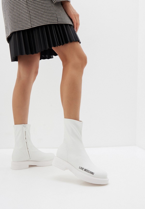 Ботинки Love Moschino, цвет: белый, RTLABQ491201 — купить в интернет ...