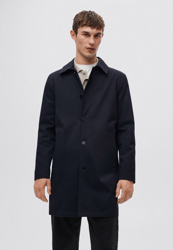 Плащ Mango Man CHAYTON, цвет: синий, RTLABQ793401 — купить в интернет ...