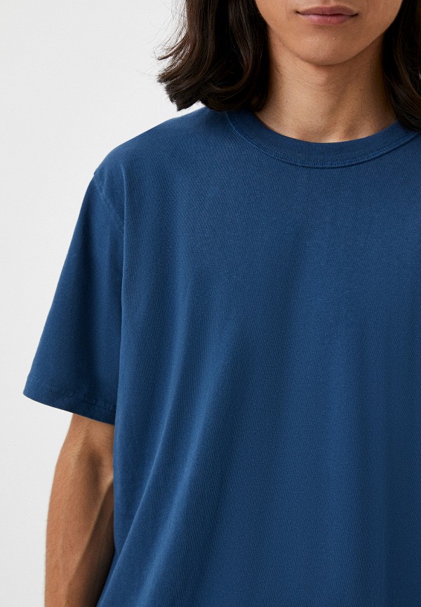 Футболка UNIQLO Uniqlo U, цвет: синий, RTLABW771701 — купить в интернет ...