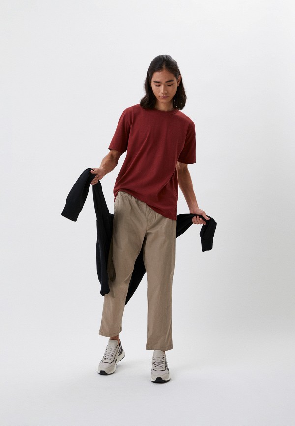Футболка UNIQLO Uniqlo U, цвет: бордовый, RTLABW777201 — купить в ...