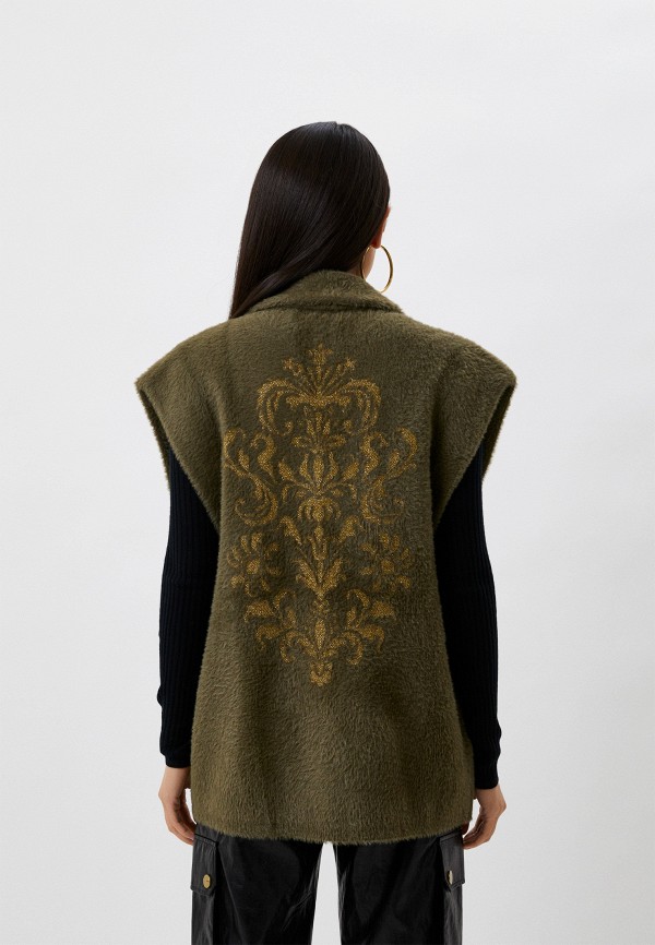 Жилет меховой Pinko, цвет: хаки, RTLAEA973702 — купить в интернет ...