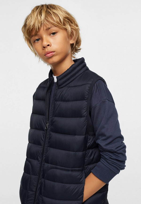 Жилет утепленный Mango Kids ALVARO, цвет: синий, RTLABX606701 — купить ...