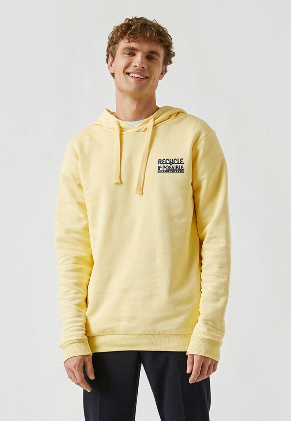 Худи Koton, цвет: желтый, RTLABY176001 — купить в интернет-магазине Lamoda