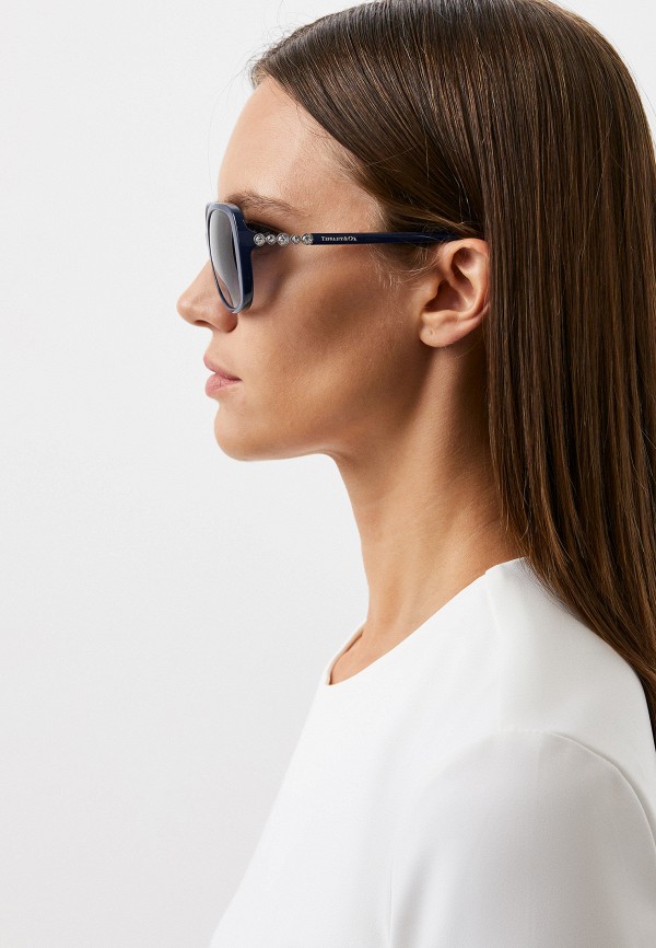 Очки солнцезащитные Tiffany & Co. TF4121B 82303C, цвет: синий ...