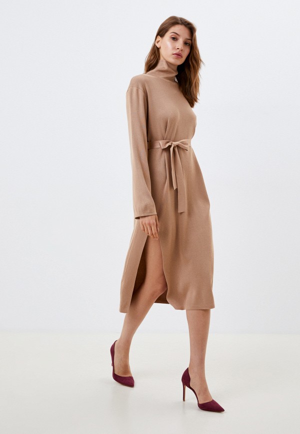 Платье Chic de Femme, цвет: бежевый, RTLABY994801 — купить в интернет ...