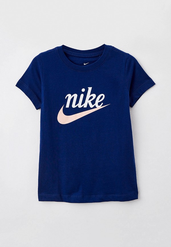 Футболка Nike G NSW SCRIPT FUTURA FS, цвет: синий, RTLABZ284201 ...