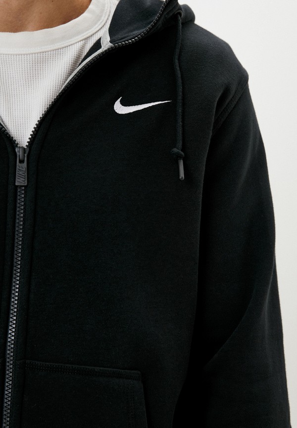 Толстовка Nike NIKE CLUB FZ HOODY SWOOSH-NFS, цвет: черный ...