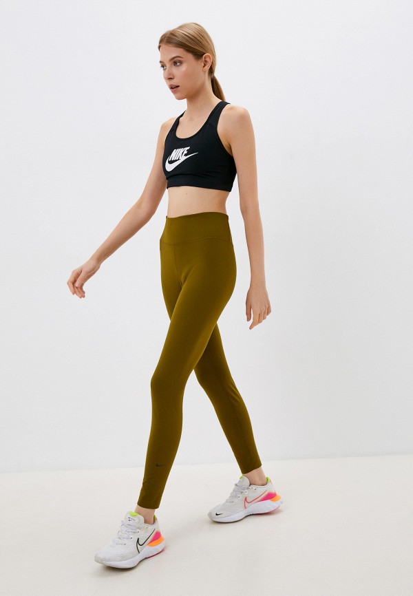 Тайтсы Nike W NIKE ONE LUXE MR TIGHT, цвет: хаки, RTLABZ800201 — купить ...
