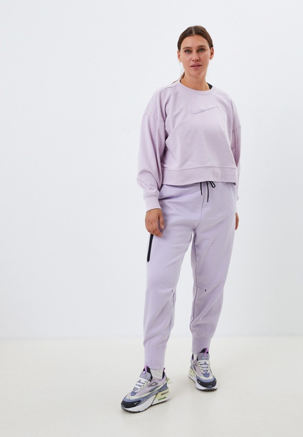 Брюки спортивные Nike W Nsw Tch Flc Pant Hr цвет фиолетовый