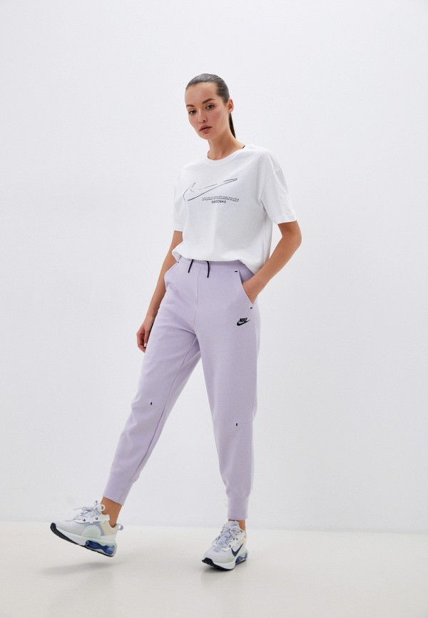 Брюки спортивные Nike W Nsw Tch Flc Pant Hr цвет фиолетовый