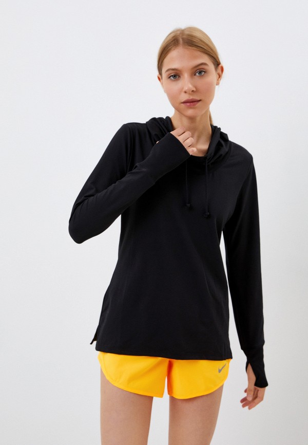 Лонгслив спортивный Nike YOGA CRE ESNTL JRSY CVR UP NFS, цвет: черный ...