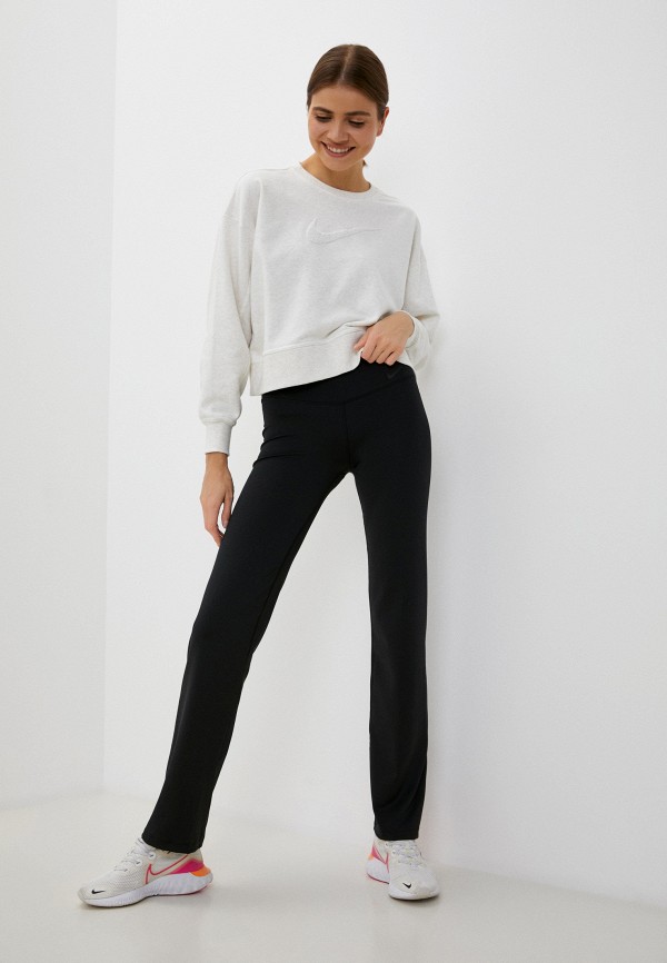 Свитшот Nike W Nk Dry Get Fit Crew Swsh цвет серый Rtlaca286901