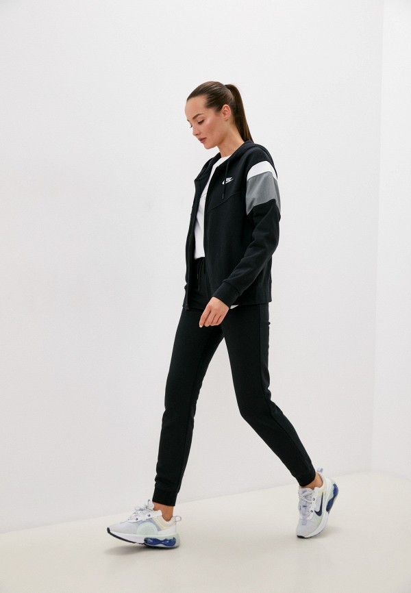 Толстовка Nike W NSW HRTG HOODIE FZ FLC, цвет: черный, RTLACA370101 ...