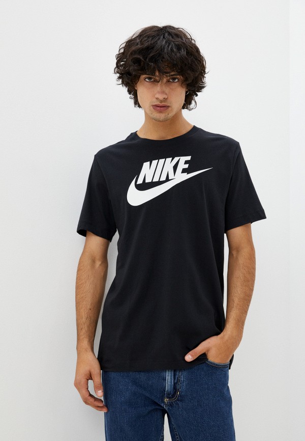 Футболка Nike M NSW TEE ICON FT FRNCHS FS, цвет: черный, RTLACA378801 ...