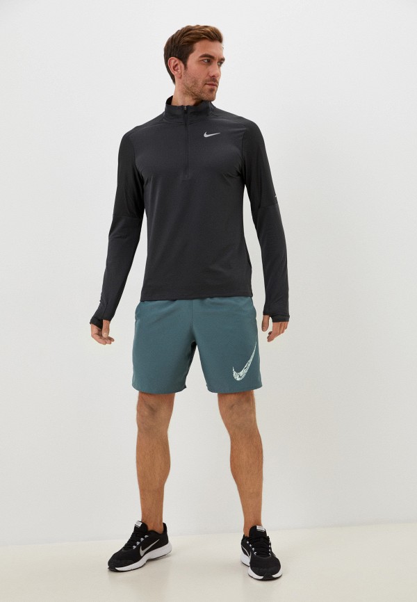 Лонгслив спортивный Nike M NK DF ELMNT TOP HZ NFS, цвет: серый ...