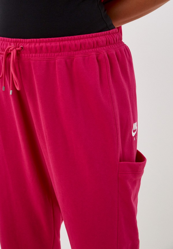 Брюки спортивные Nike W Nsw Air Pant Flc Mr Plus цвет фуксия