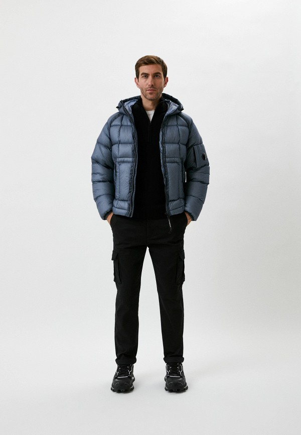 Пуховик C.P. Company, цвет: синий, RTLACB114101 — купить в интернет ...