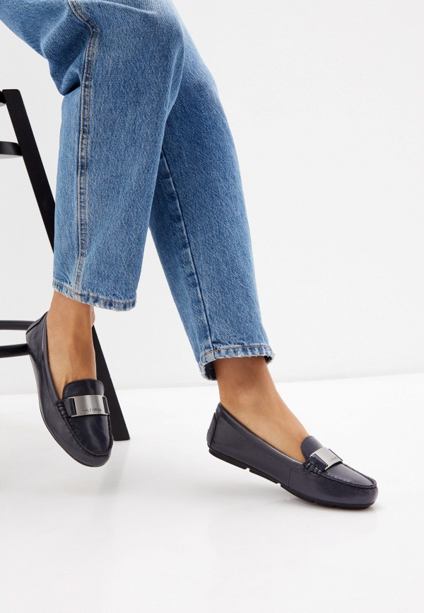 Мокасины Calvin Klein, цвет: синий, RTLACC349501 — купить в интернет ...