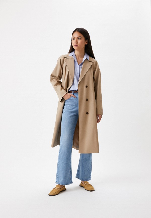 Плащ UNIQLO, цвет: бежевый, RTLACC464601 — купить в интернет-магазине ...