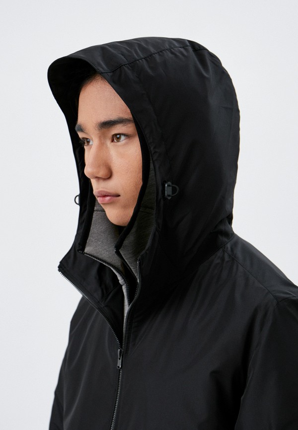 Куртка UNIQLO с капюшоном, цвет: черный, RTLACC476501 — купить в ...