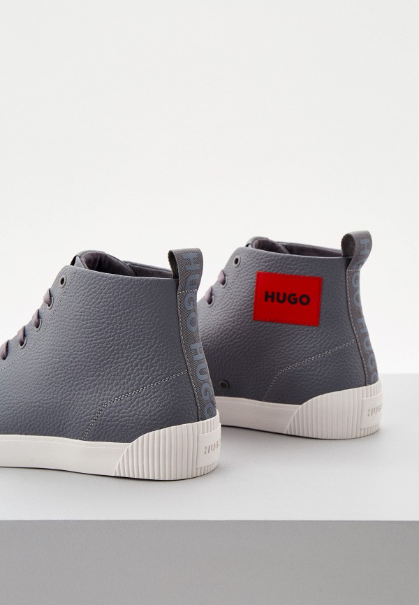 Кеды Hugo, цвет: серый, RTLACC947901 — купить в интернет-магазине Lamoda