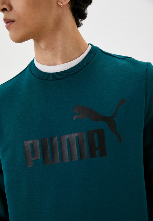 Свитшот PUMA ESS Big Logo Crew FL (s), цвет: бирюзовый, RTLACD382001 ...