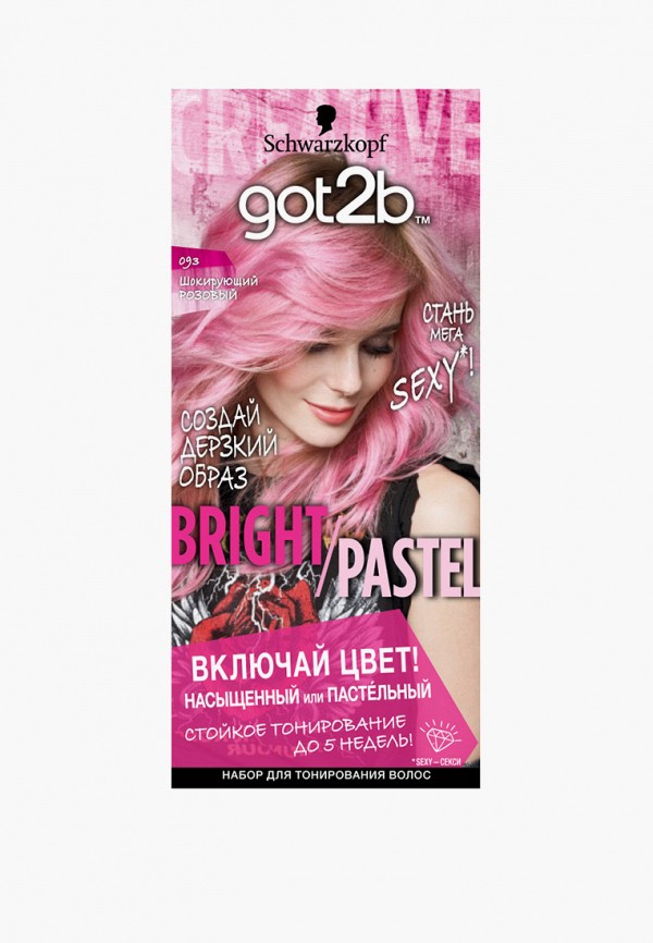 Краска для волос Got2B стойкая, цвет: розовый, RTLACD574201 — купить в ...