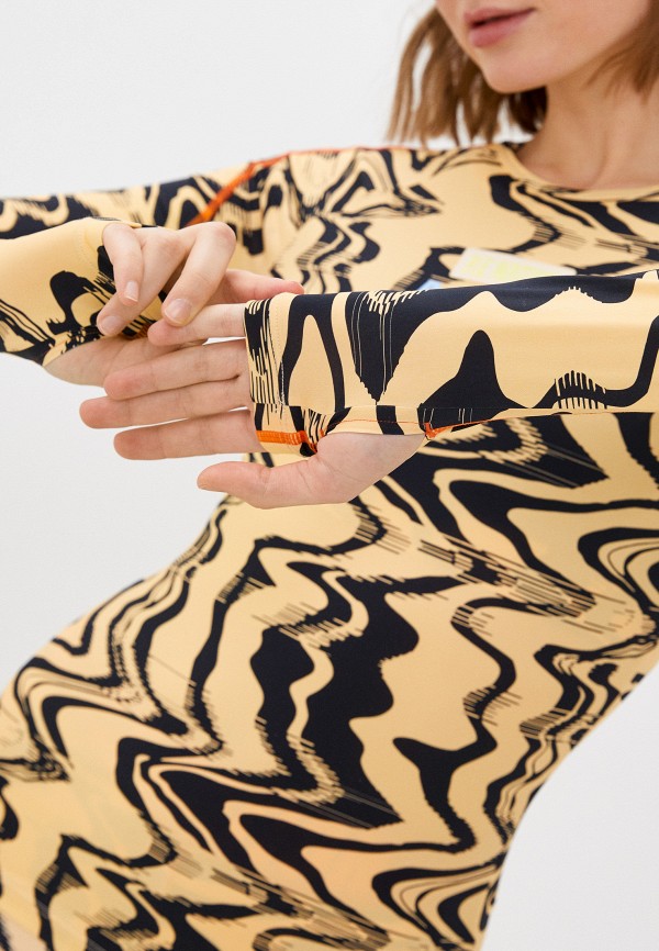 Лонгслив спортивный P.E Nation NEW WAVE LS TOP, цвет: бежевый ...