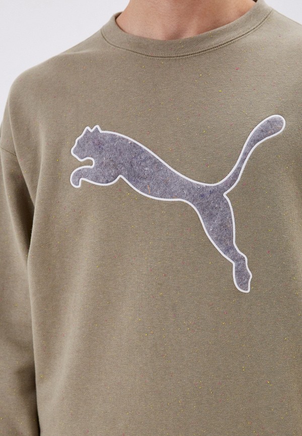 Свитшот PUMA RE:Collection Relaxed Crew TR, цвет: хаки, RTLACE381301 ...