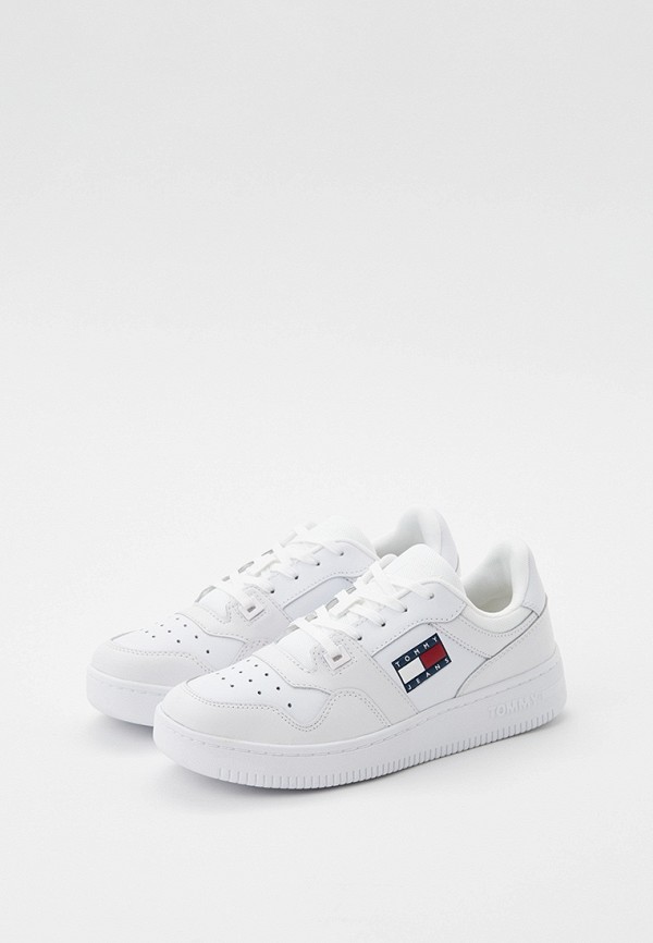 Кеды Tommy Jeans, цвет: белый, RTLACE424303 — купить в интернет ...