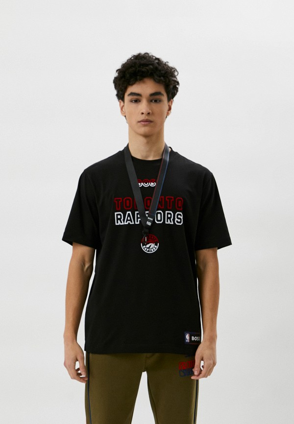 Футболка и брелок Boss NBA Toronto Raptors, цвет: черный, RTLACE532501 ...
