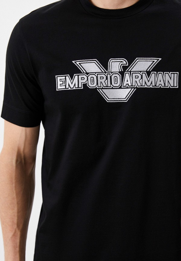 Футболка Emporio Armani, цвет: черный, RTLACE993301 — купить в интернет ...