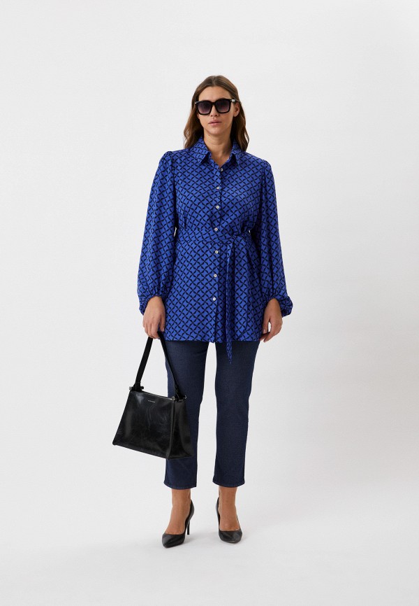 Блуза Persona by Marina Rinaldi FIAMMA, цвет: синий, RTLACF217901 ...