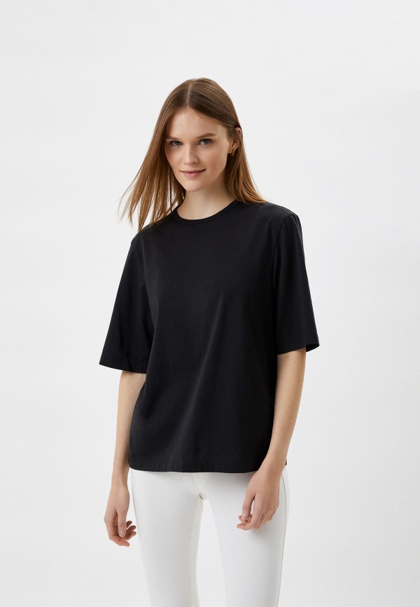 Футболка UNIQLO Uniqlo U AIRism, цвет: черный, RTLACG492101 — купить в ...