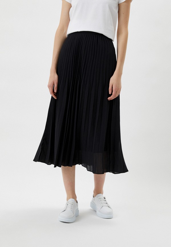 Юбка UNIQLO плиссированная, цвет: черный, RTLACG563901 — купить в ...