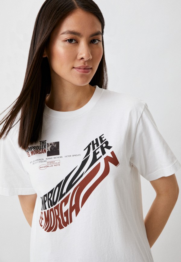 Футболка UNIQLO UT Blue Note Records, цвет: белый, RTLACG877901 ...